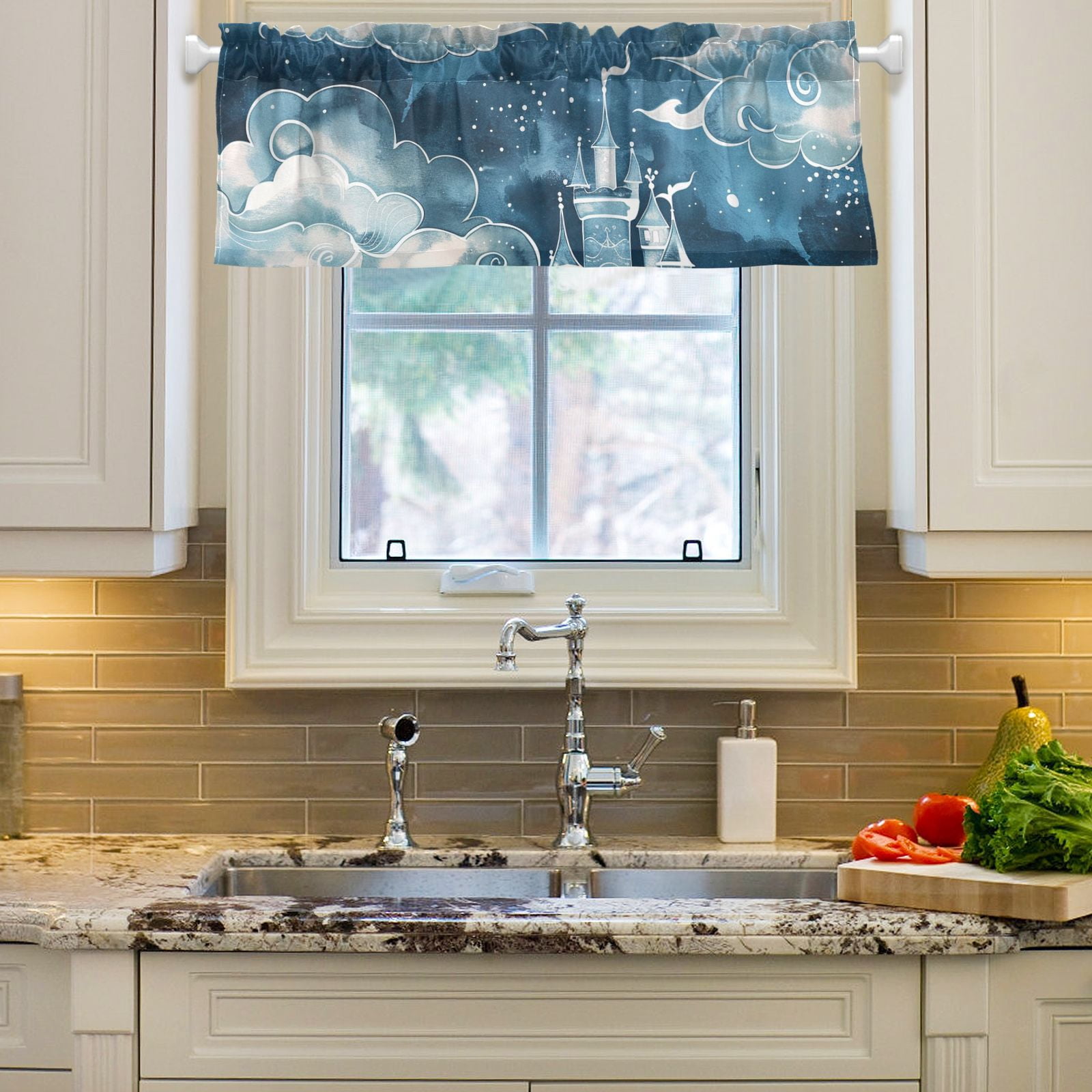 Tale Castle Curtain Valances Farmhouse Design Window Treatment Decor ...