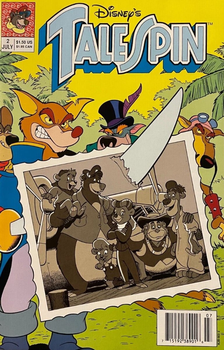 Tale Spin #2 (Newsstand) VF ; Disney Comic Book - Walmart.com
