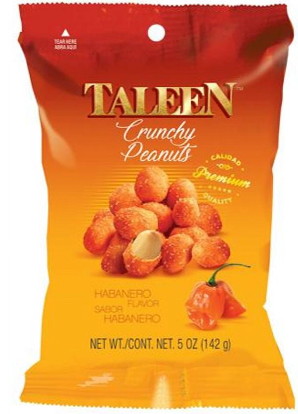 Taleen Crunchy Coated Roasted Peanuts Habanero Flavored 5oz bag ...