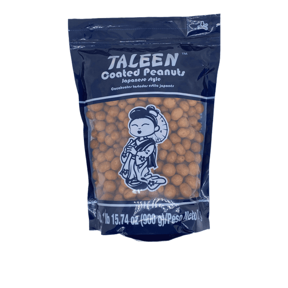 Taleen Japanese Style Roasted Peanuts, Crunchy Coated, Resealable Bag ...