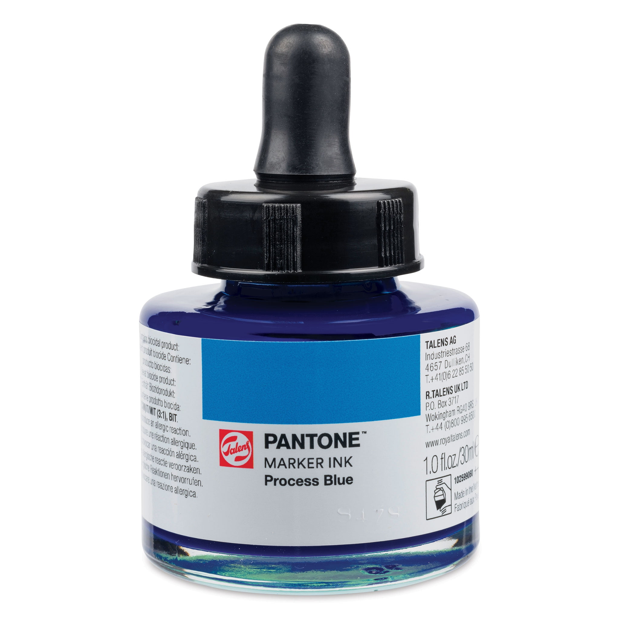 Talens Pantone Marker Ink Refill - Process Blue, 30 ml - Walmart.com