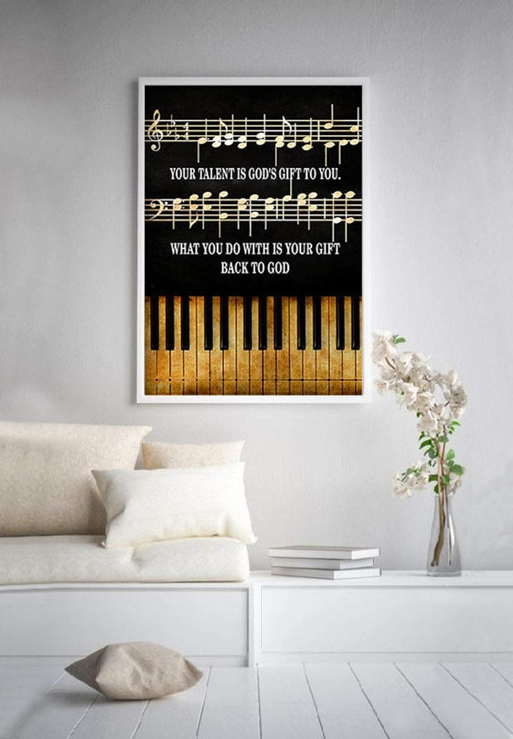 Your Talent is God's Gift to You Music Music Music Gift idea Piano ...