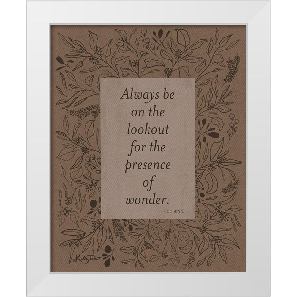 Talent, Kelley 12x14 White Modern Wood Framed Museum Art Print Titled ...