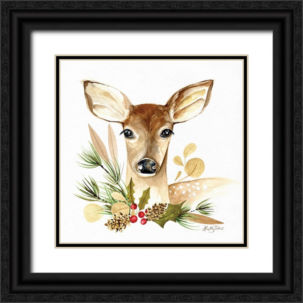 Talent, Kelley 20x20 Black Ornate Wood Framed with Double Matting ...