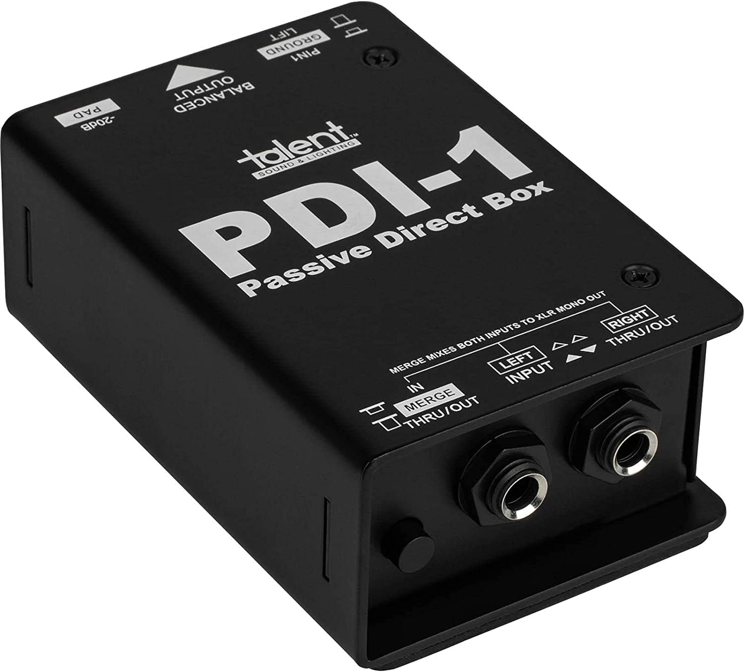 Talent PDI-1 Passive Direct Box DI - Walmart.com
