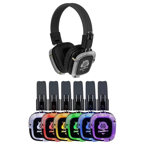 Silent Disco Headphones and Over-Ear Audio Devices for Music and DJing