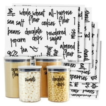 Brewing America Dissolvable Food Storage Labels for Kitchen, Freezer ...