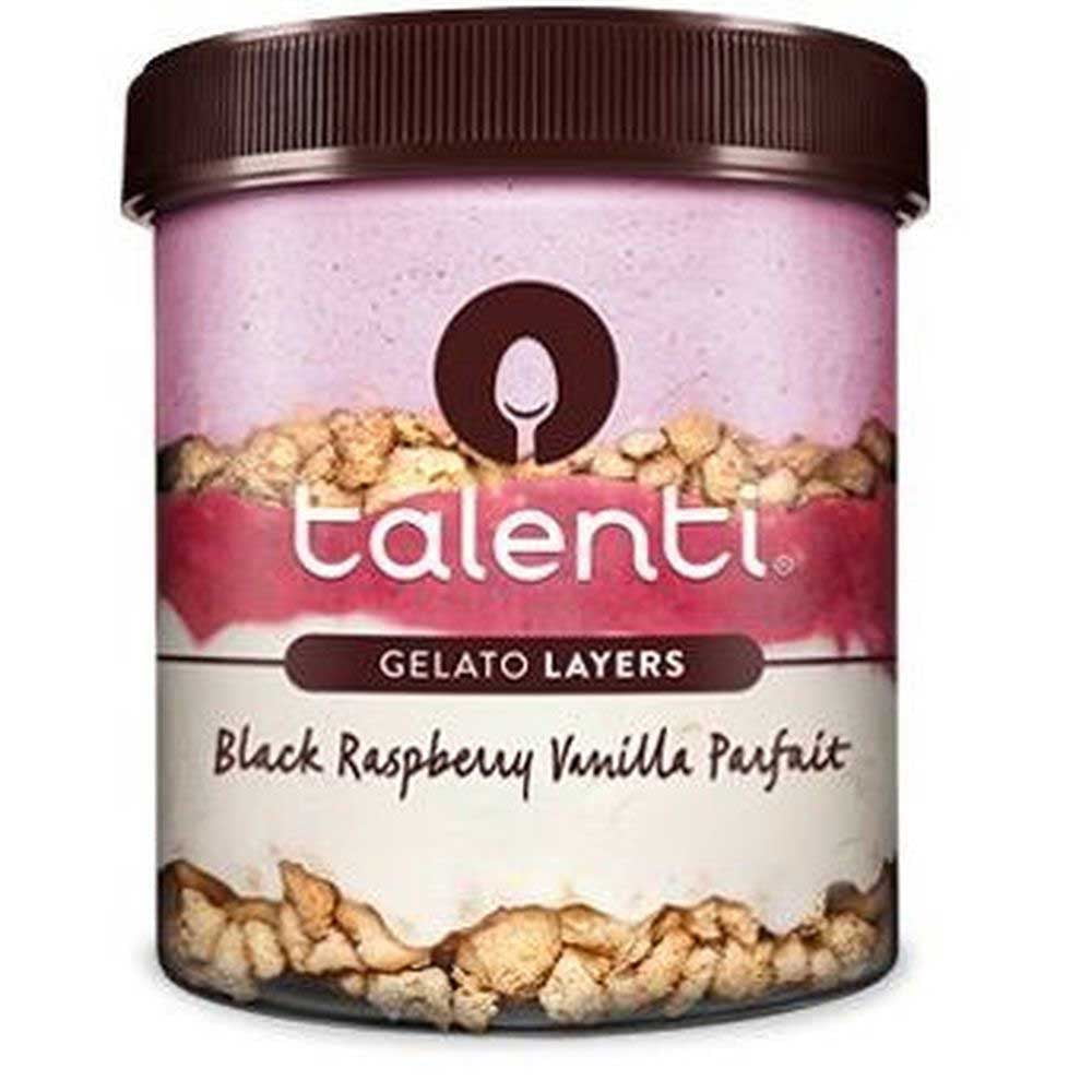 Talenti Black Raspberry Vanilla Parfait Layer Gelato, 1 Pint -- 8 per ...