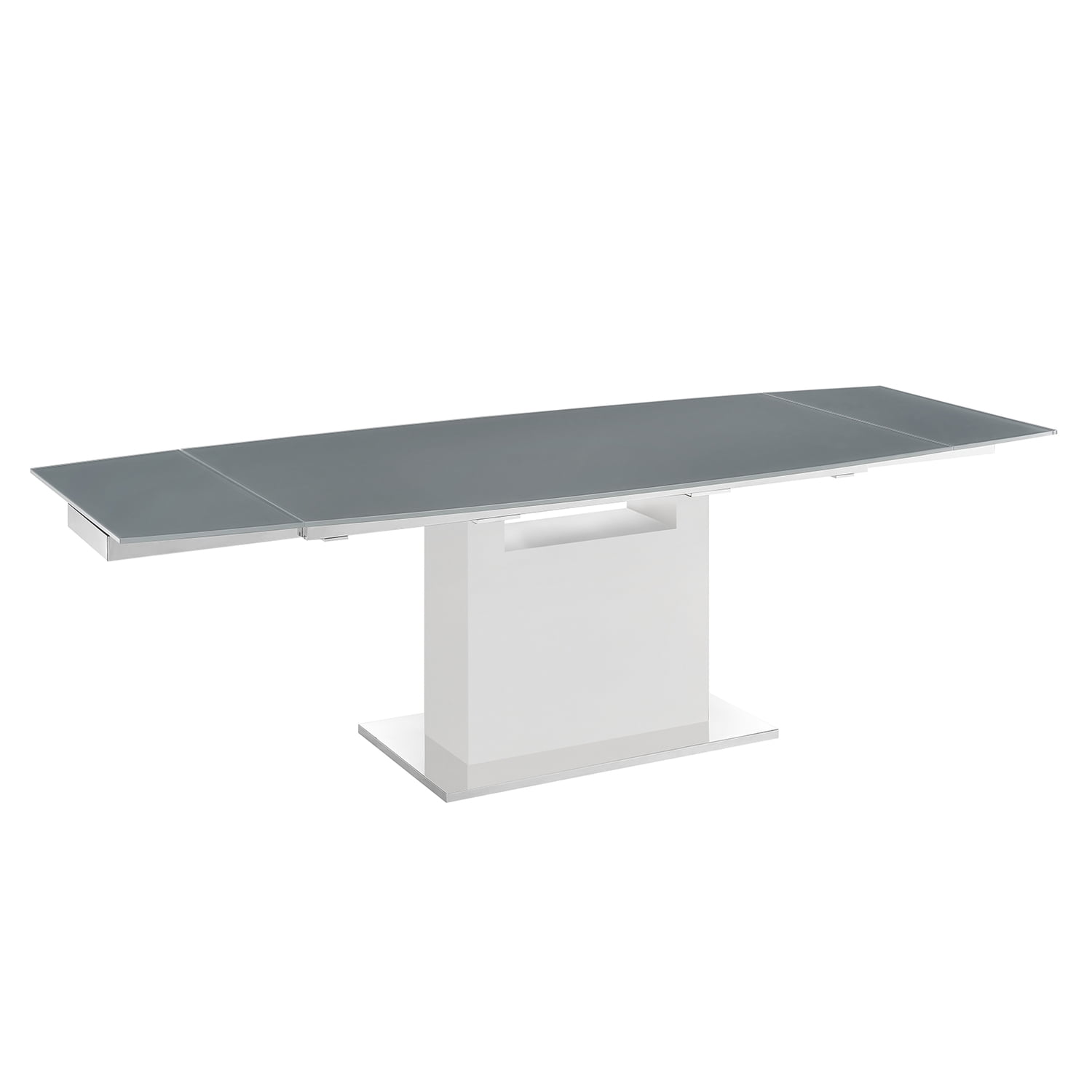 Talenti Casa OLIVIA motorized dining table in gray glass with high ...