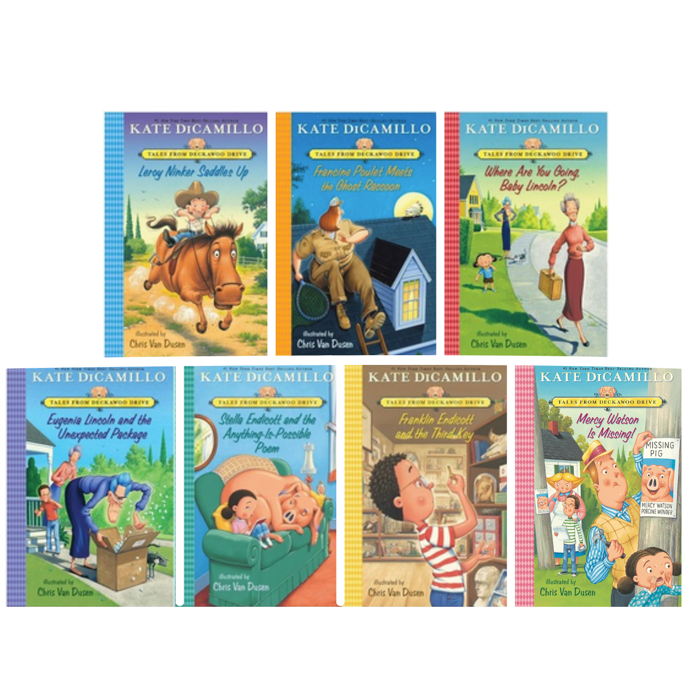 Tales from Deckawoo Drive Series 7 Books Set : Mercy Watson Is Missing ...