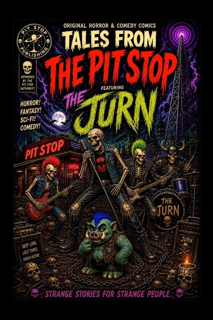 Tales From The Pit Stop: Original Horror & Comedy Comics, (Paperback ...