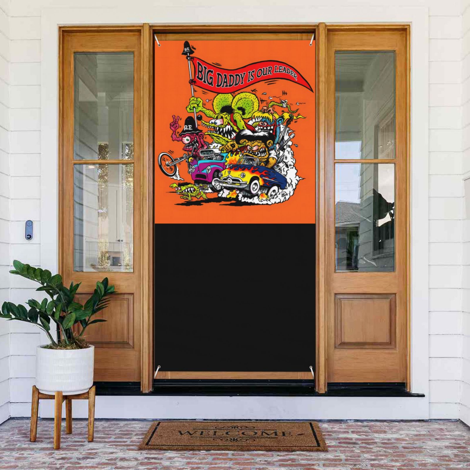 Tales Of The Rat Fink Door Decoration Banner,Decorations Outdoor Front ...