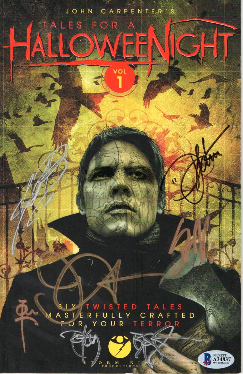 Tales for a Halloweenight Signed Autograph Comic Book John Carpenter ...