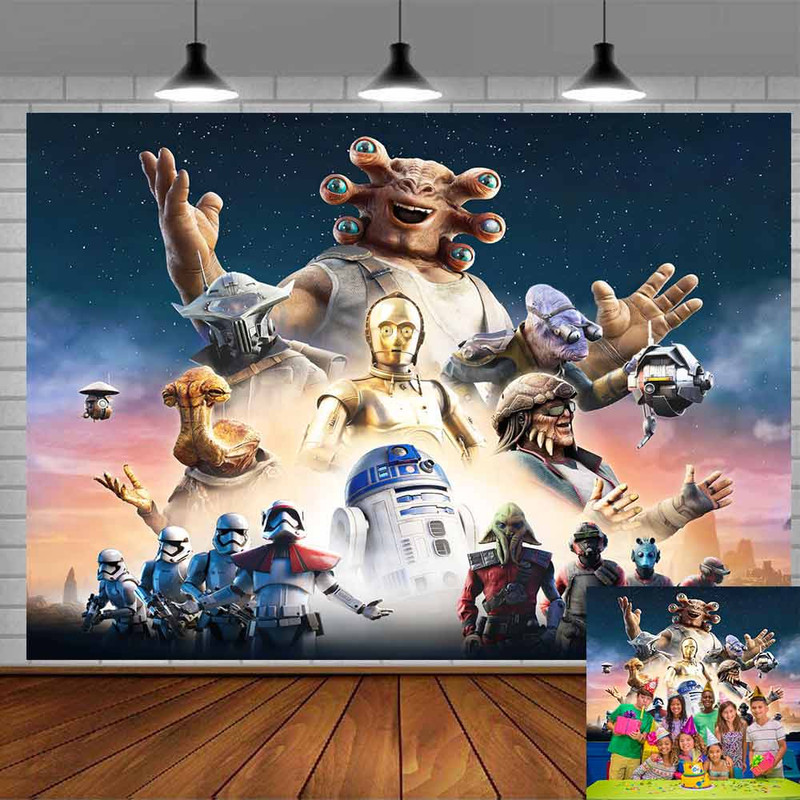 Tales from the Galaxy's Edge Backdrop Banner Party Supplies Poster ...