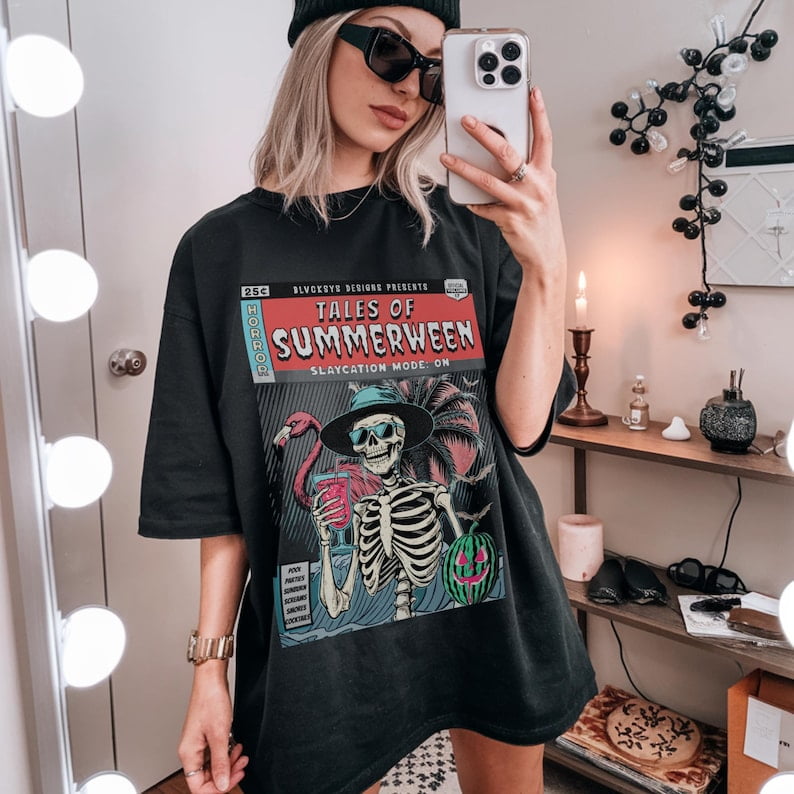 Tales of Summerween Shirt, Folk Slasher Summer Camp Tee, 80s Movie ...