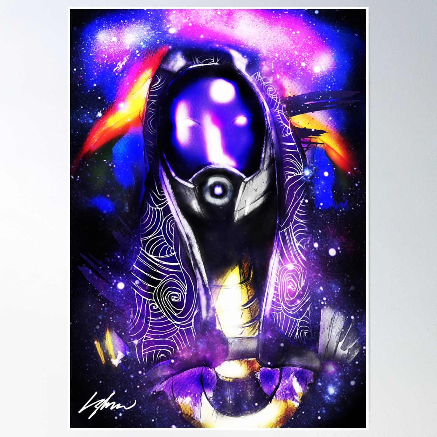 Tali - Mass Effect Poster Wall Art, Modern Wall Decor, 16x24 UNFRAMED ...