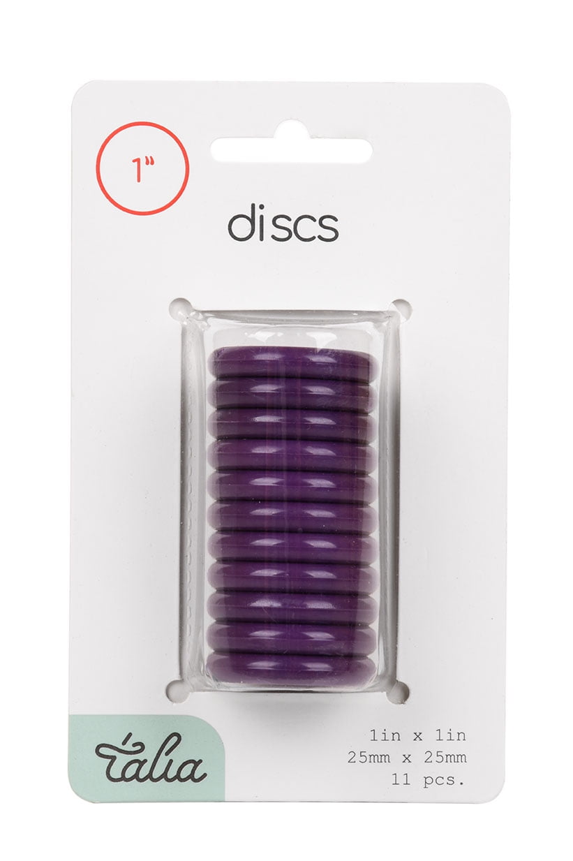 Talia Discbound Discs - (99292) (Strong Purple, 1inch) - Walmart.com