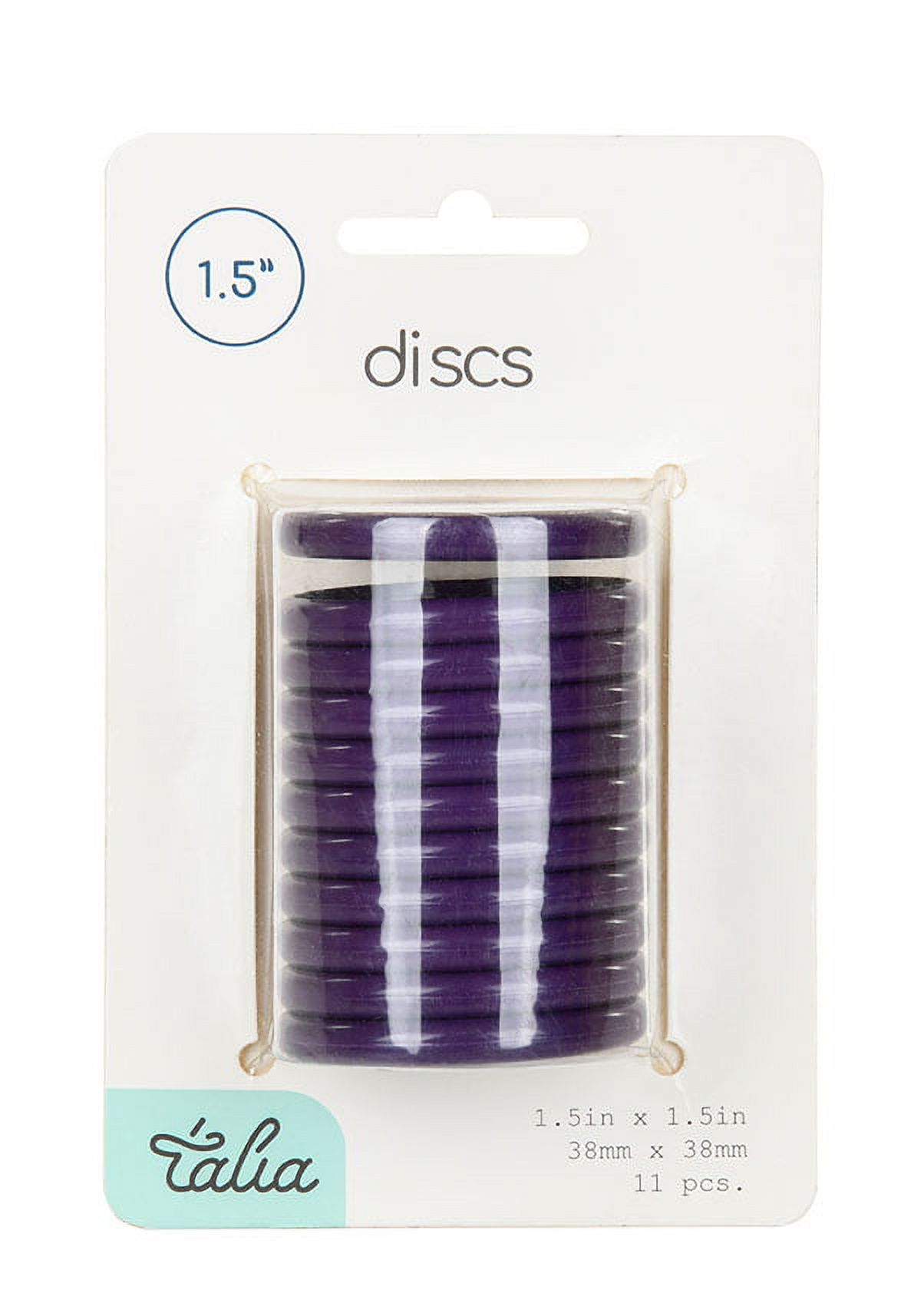 Talia Discbound Discs (Strong Purple, 1.5inch) - Walmart.com