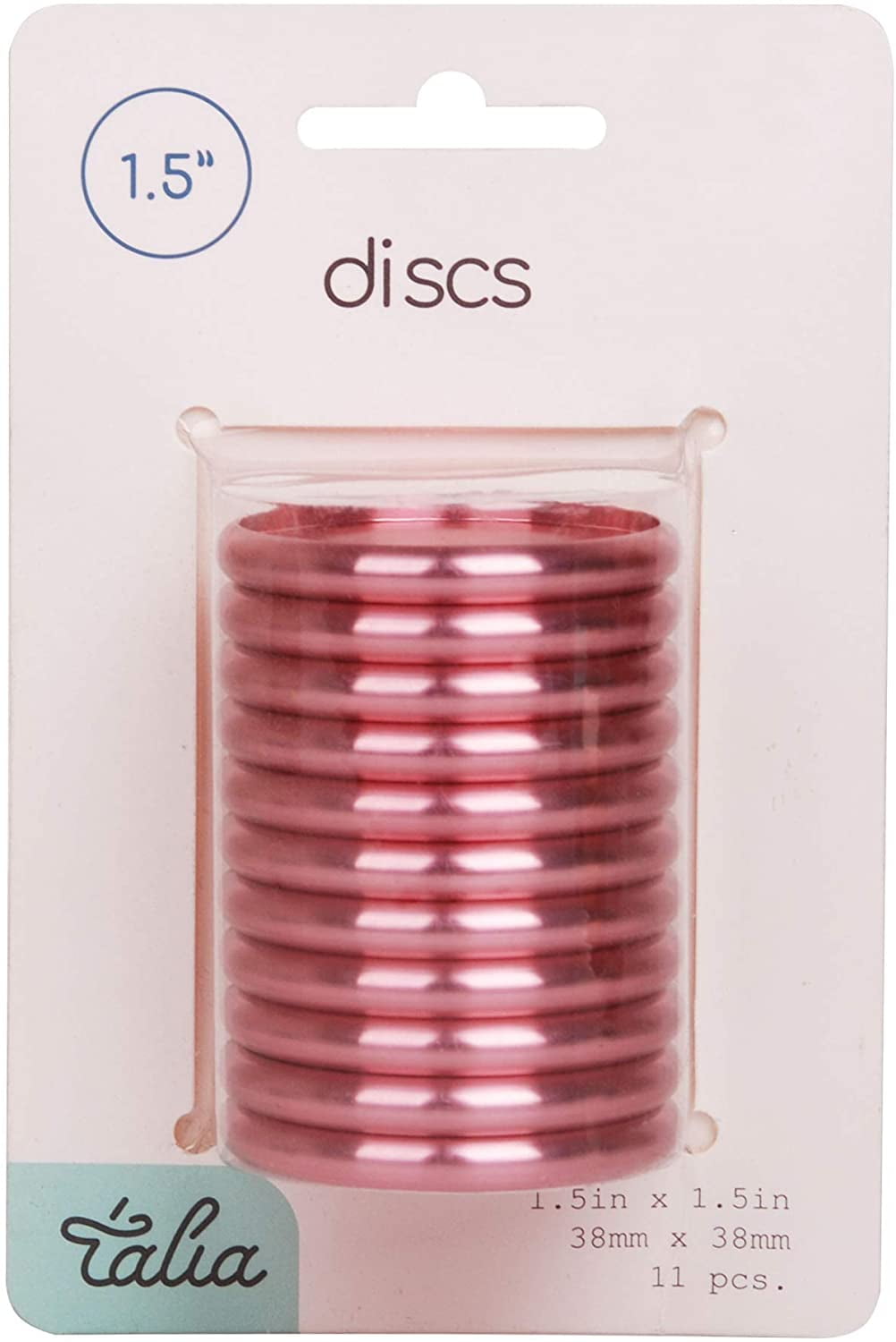 Talia Discbound, Metallic Discs, Rose Gold, 11pk (1.5inch, 200 Pages ...