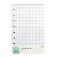 Martha Stewart Linen Junior Discbound Notebook MS102E - Walmart.com