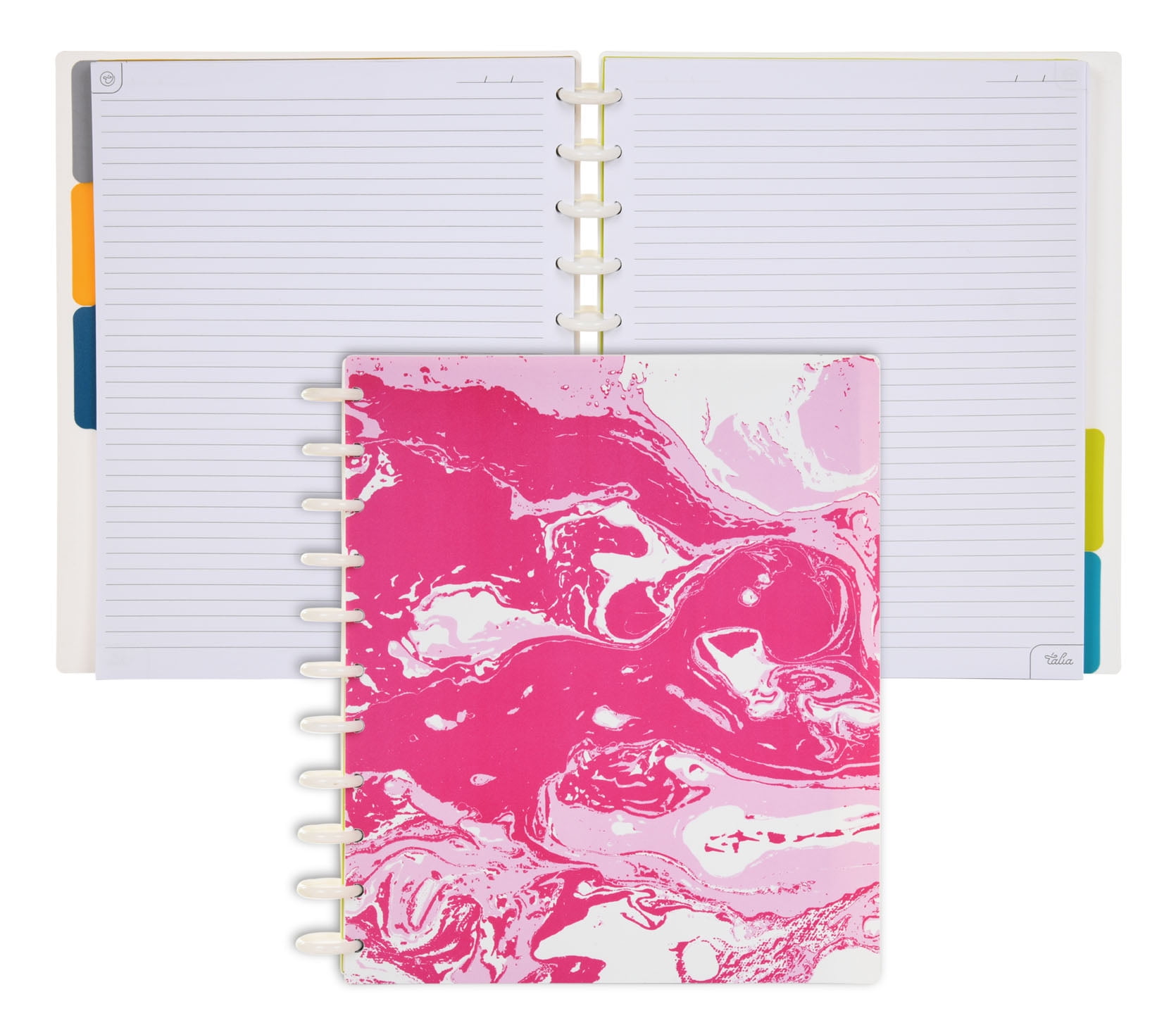 Talia Discbound Notebooks Planner Customizable - 07285 (Pink Marble ...
