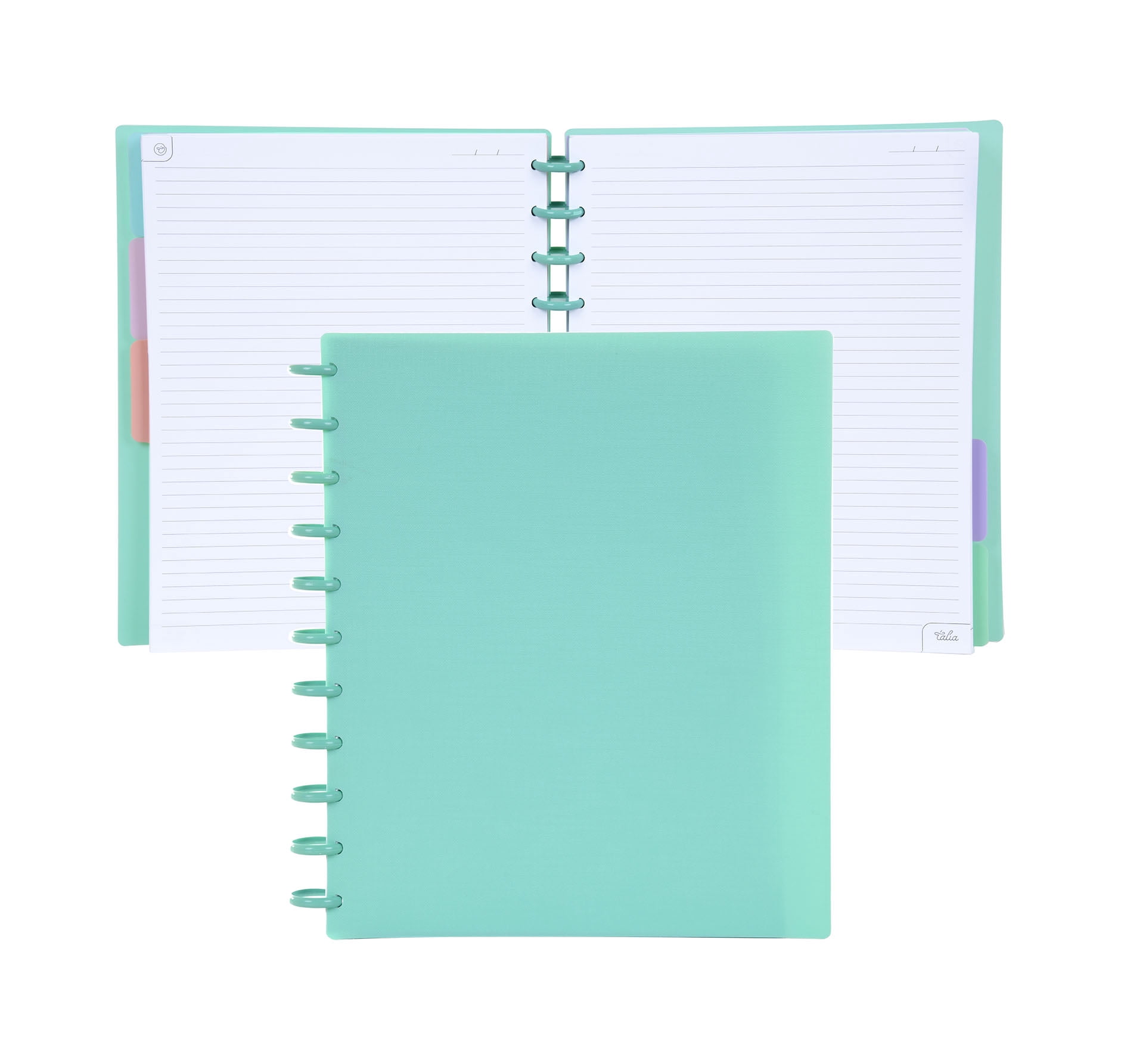 Talia Discbound Notebooks Planner Customizable-8081 (Sage Green /Sage ...