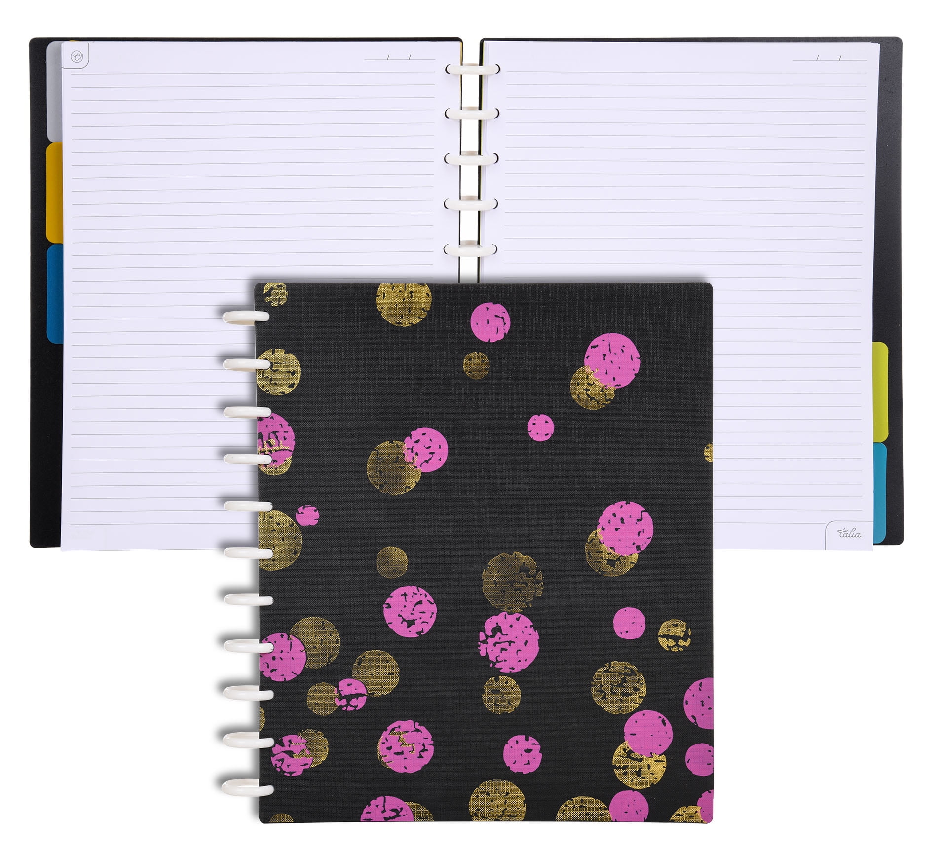 Talia Notebook Planner Customizable – 3773 (Bounce Maroon, Letter (8 ...