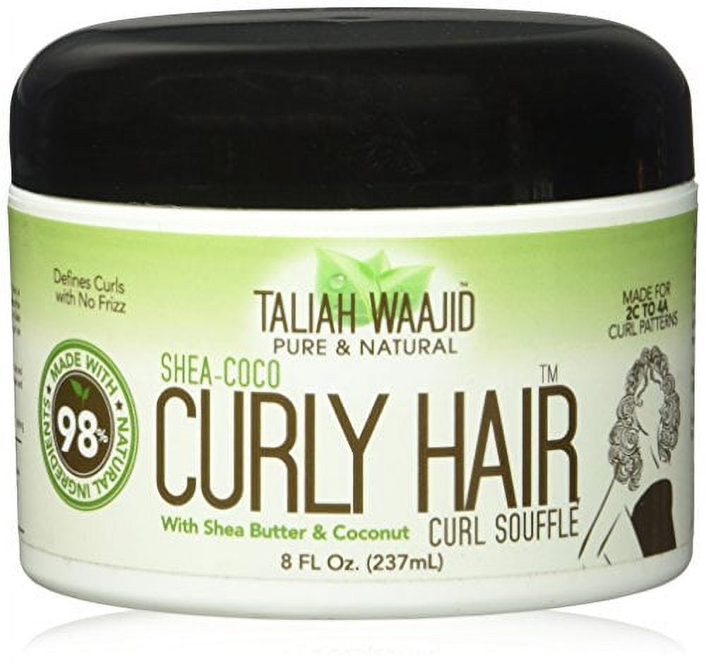 Taliah Waajid Pure and Natural Shea Coco Curly Hair, Curl Souffle Jar ...