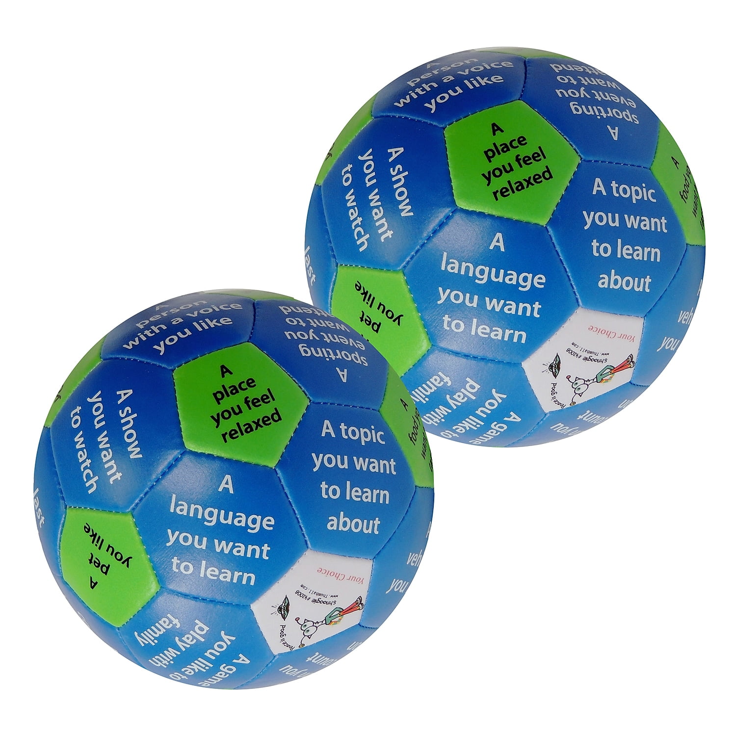 Talicor 4" Thumball All About You Pack of 2 (TAL9031-2) - Walmart.com