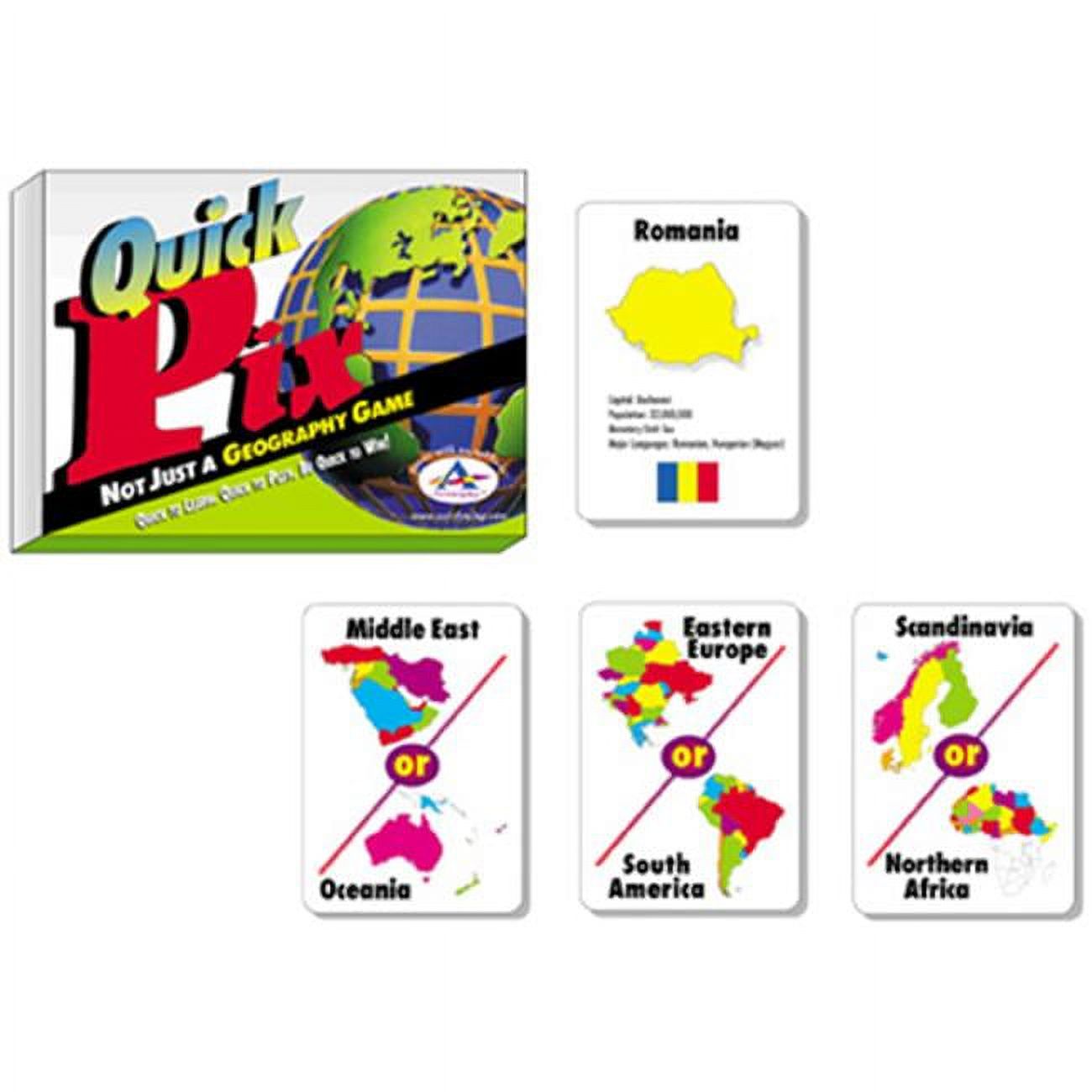Talicor Quick Pix Geography Card Games - Walmart.com