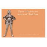Talk About Me Sticky Notes in Orange | Retro Stationery - Walmart.com