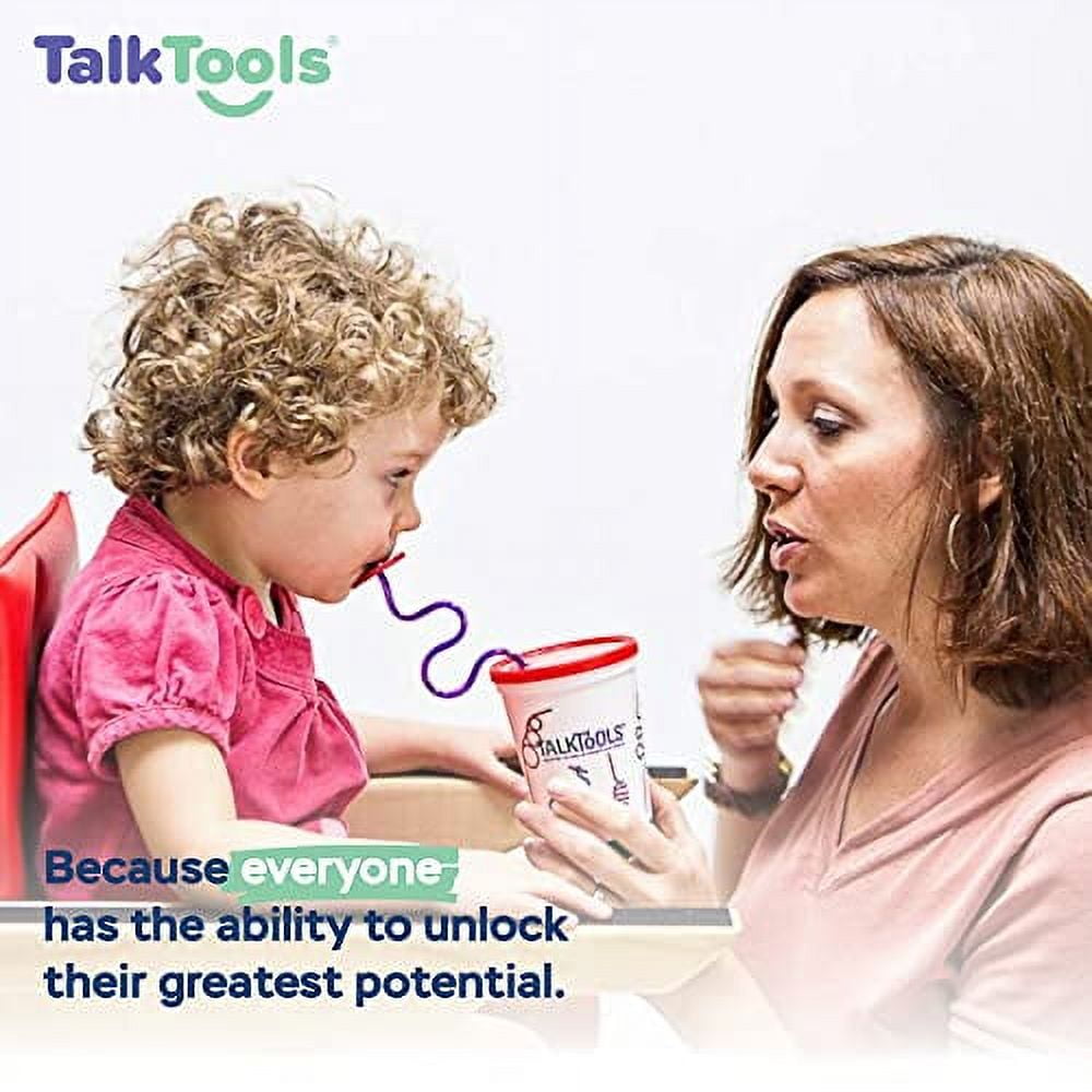 TalkTools Reusable Drinking Straws - Fun Drinking Straws Silly Colorful Drinking Straws Crazy ...