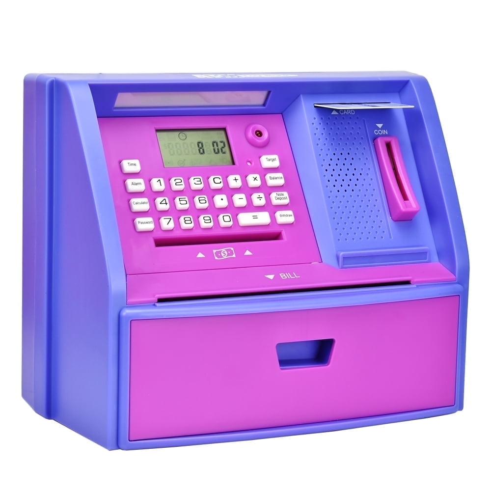 Talking ATM Savings Bank, Digital Piggy Bank, ATM Money Coins Machine ...