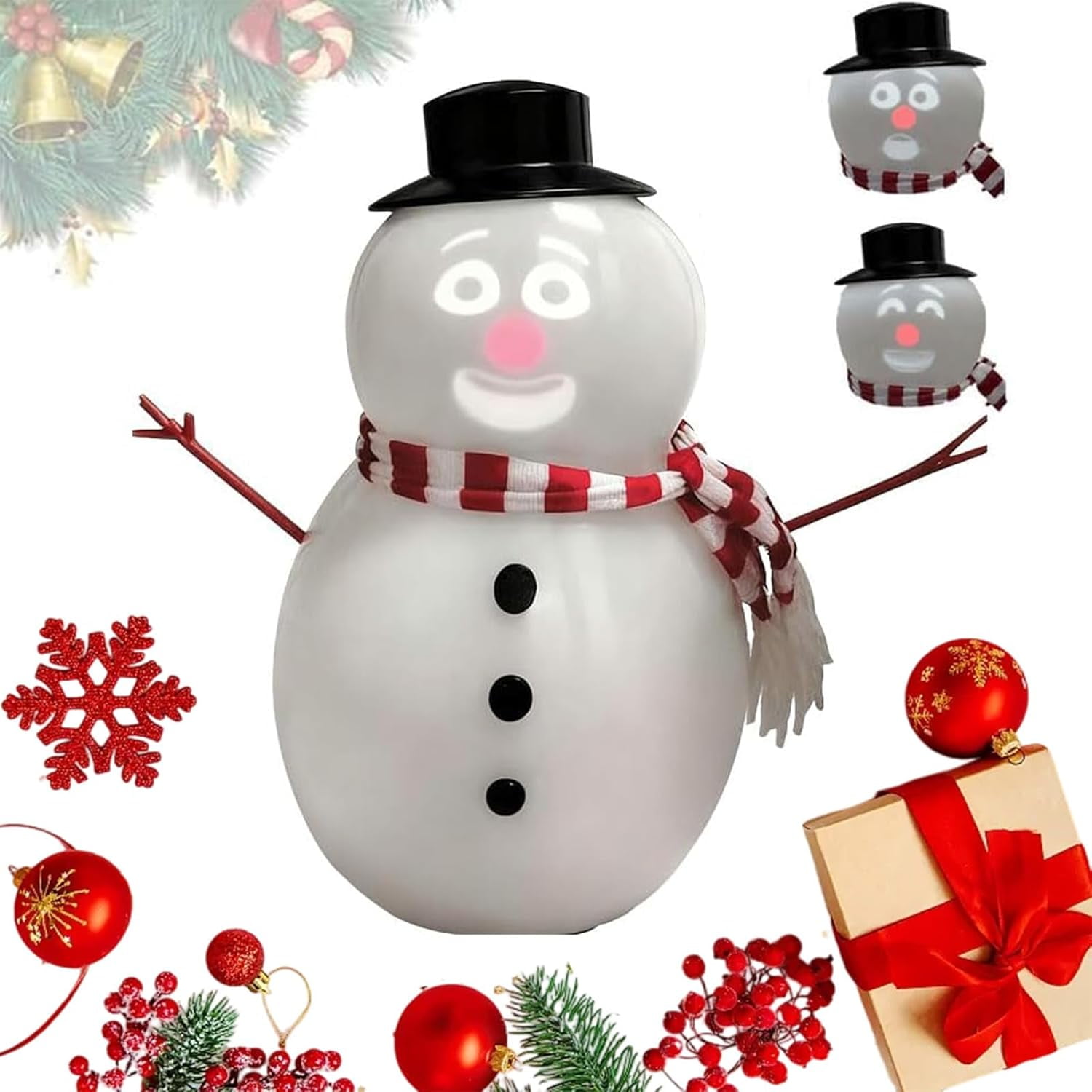 Talking Animated Blink Snowman with Built in Projector & Speaker Plug'n ...