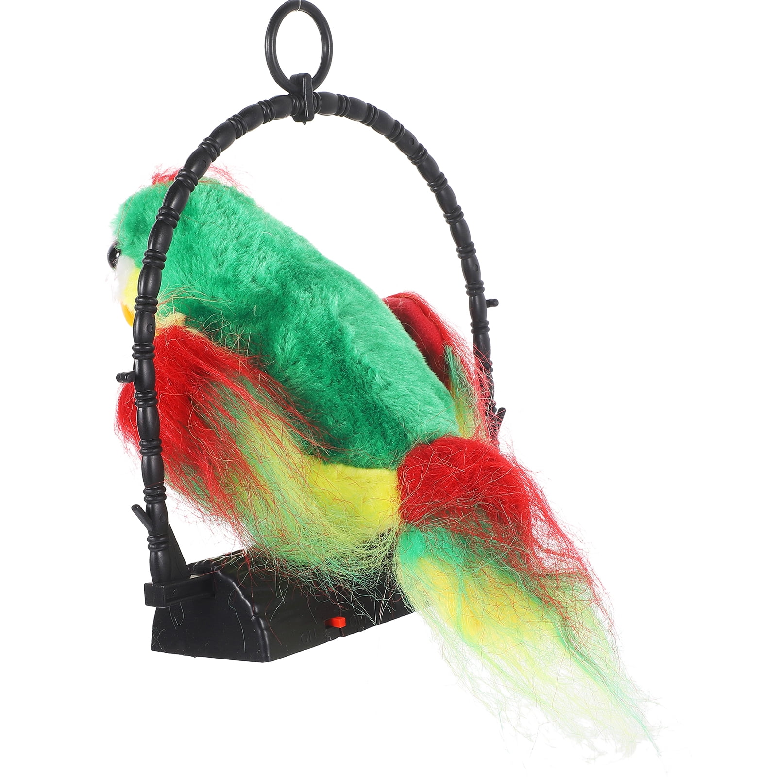 Talking Parrot Bird Toy with Recording Feature, Green Color, Fun Repeat ...