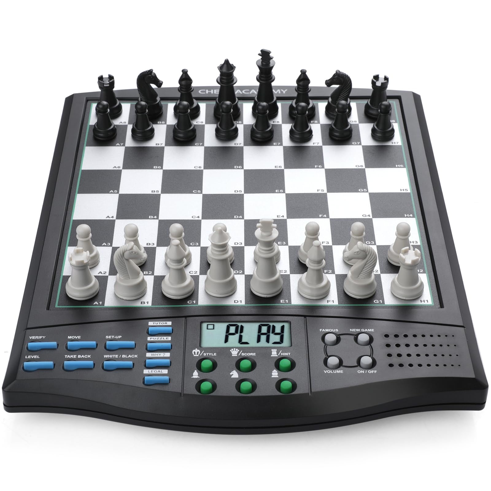 Talking Chess Academy Electronic OIF8 Chess Board, Smart Chess Voice ...