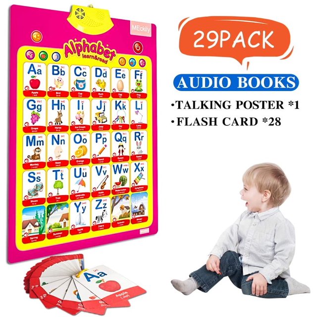 Talking Electronic Alphabet Poster and Enlightenment FlashCards ...