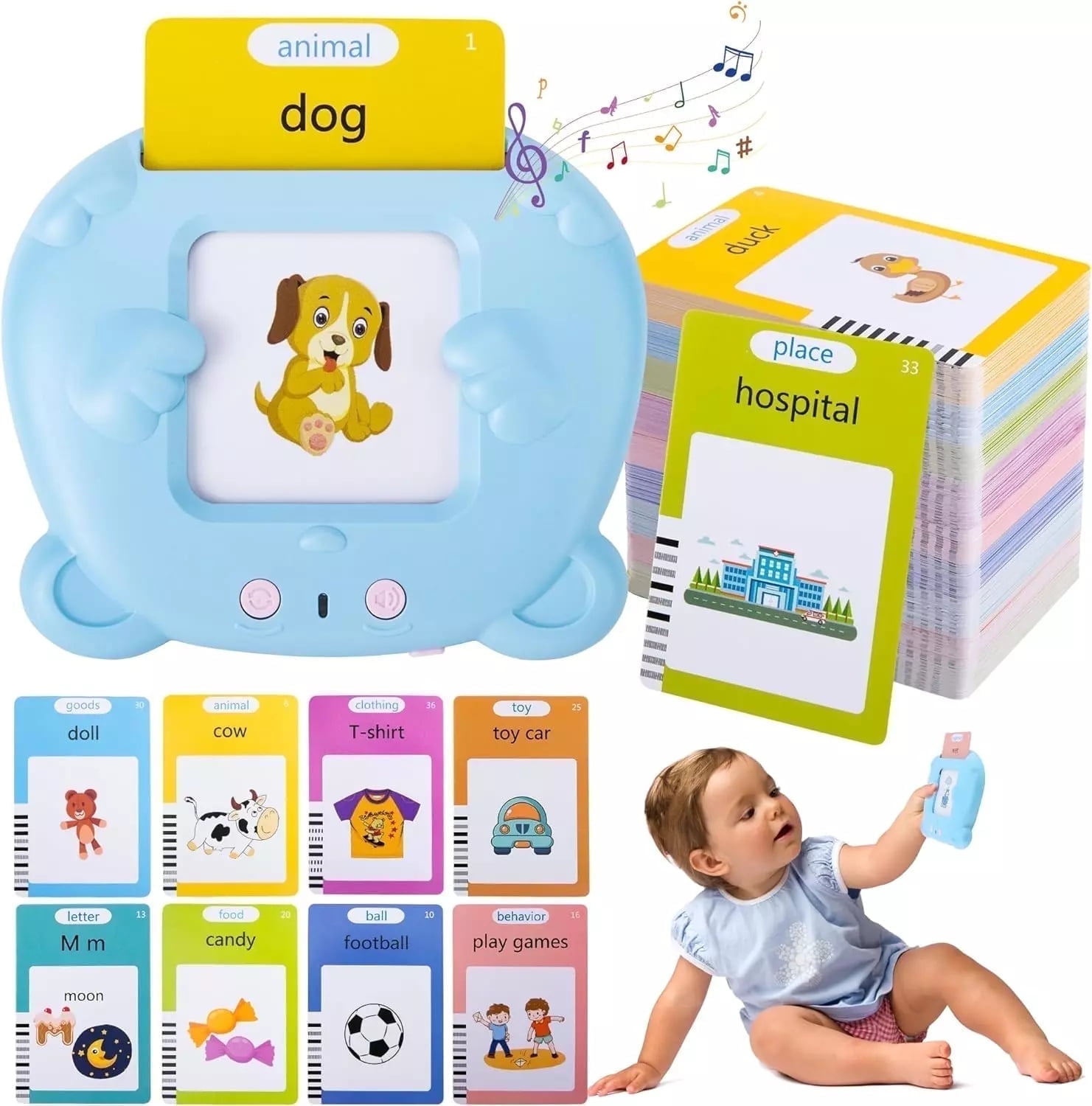 Talking Flash Cards Educational Toys - Talking Flashcards Learning Toys ...