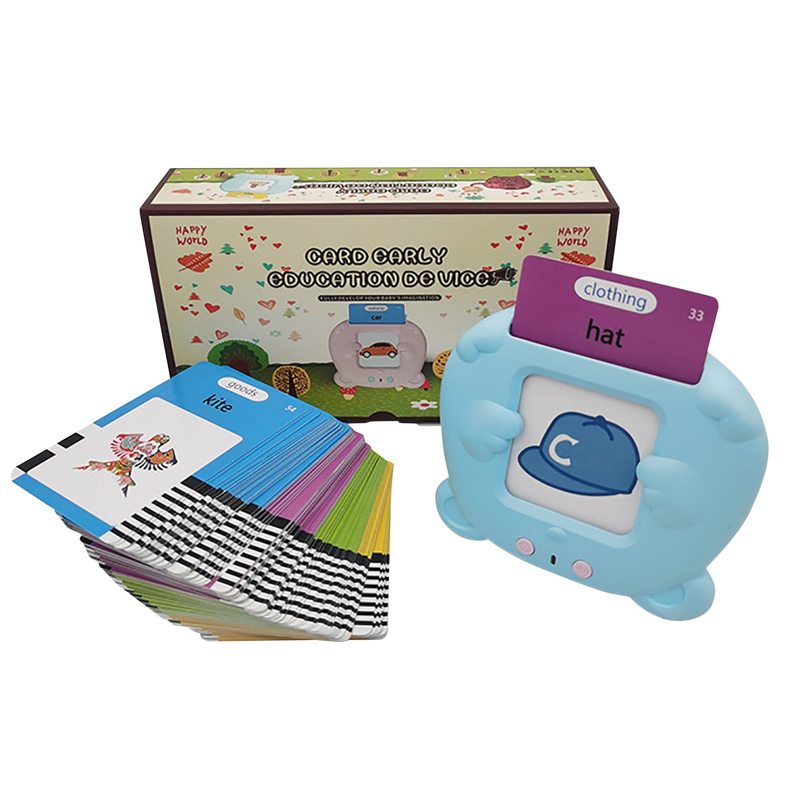 Talking Flash Cards Learning Toys With 224 And 510 Words Montessori ...