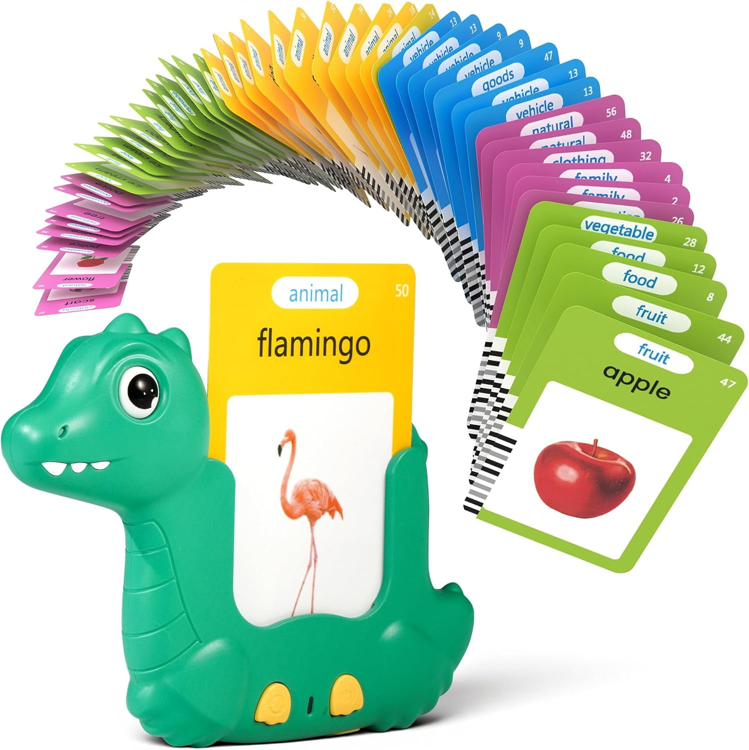 Talking Flash Cards, Montessori Learning Toys with 224 Words, Pocket ...