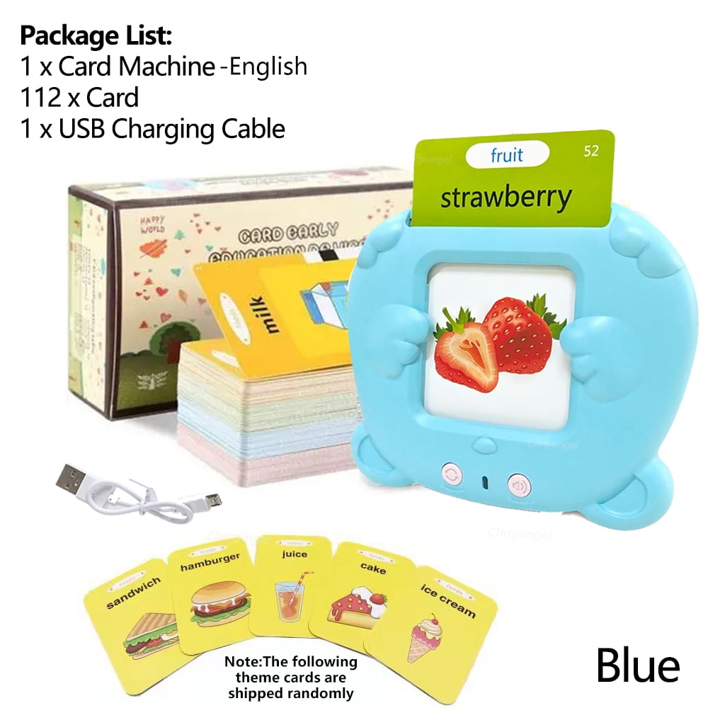 Talking Flash Cards Toddlers Learning Machine Early Educational ...