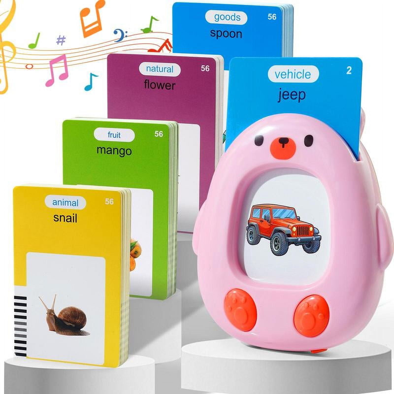 Talking Flash Cards Toy for Kids - English Language Learning Set for ...
