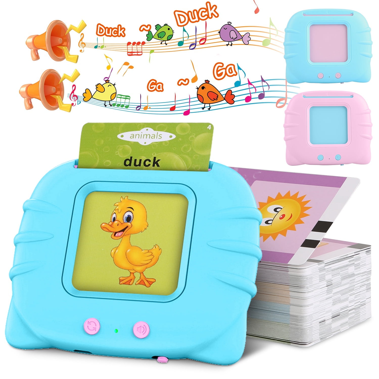 Talking Flash Cards, iMountek Toddler Learning Toys for 3~12 Years Old ...