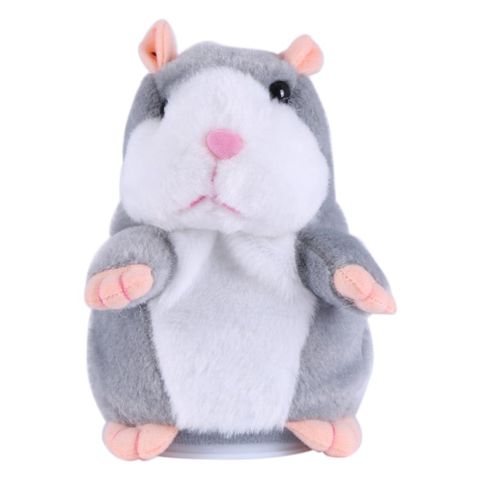 Talking Hamster Plush Toy, Repeat What You Say Funny Kids Stuffed Toys ...