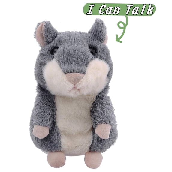 Talking Hamster Talking Toy Interactive Stuffed Plush Animal Toddler ...