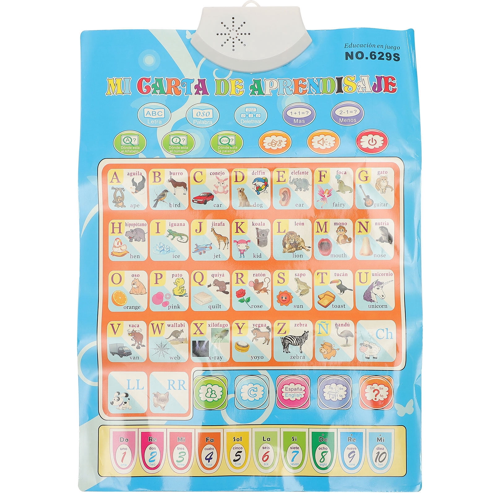 Toyandona preschool wall decor Talking Poster Plastic for Kids ...