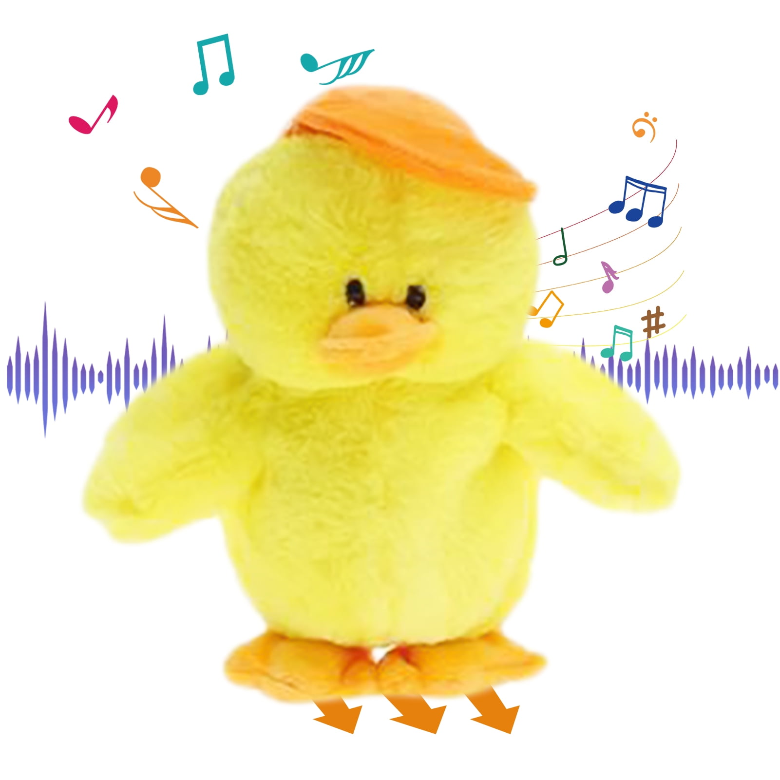 Talking Singing Duck Plush Toy Repeats What You Say Creative ...