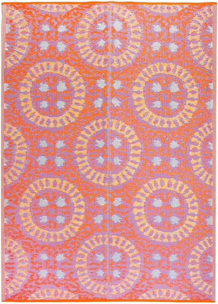 Talking Tables Boho Woven Waterproof Outdoor Rug | Plastic, Lightweight ...