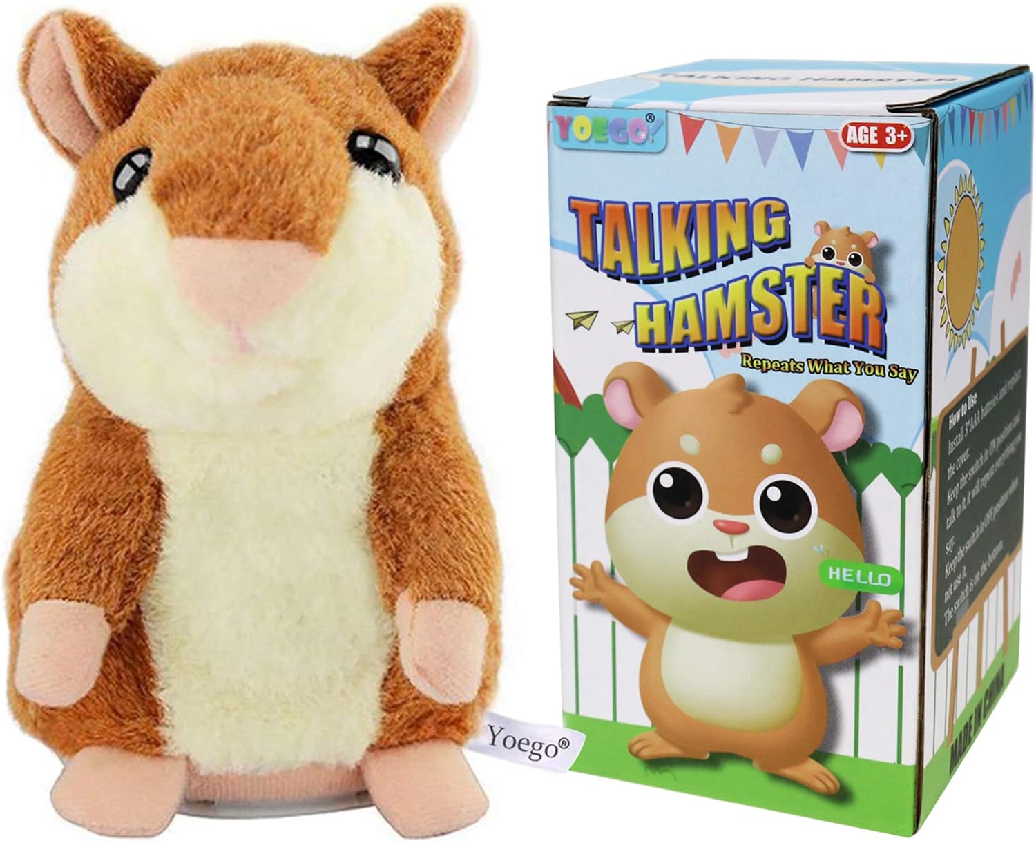 Talking Toy, Plush Panda Cute Sound Effects with Repeats Your Said ...