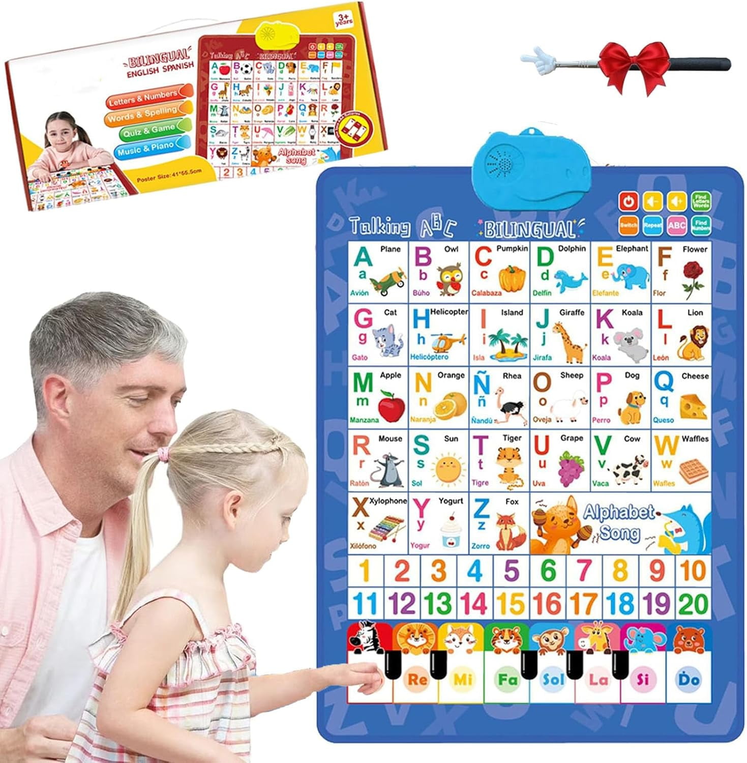 Talking Wall Chart for Kids, talking posters for toddlers, learning ...